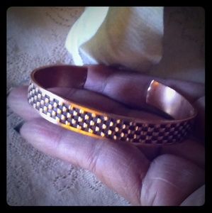 Vintage | Jewelry | Vintage Stamped Copper Cuff Bracelet | Poshmark